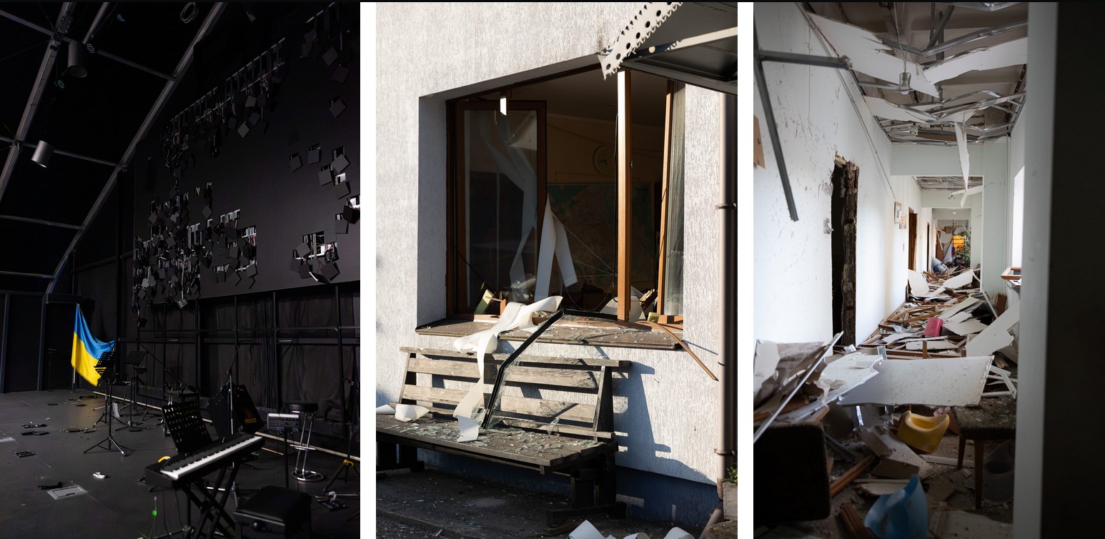 Church damaged in Kyiv following Russian attack: “Let us pray and stick ...