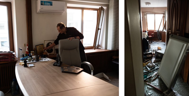 Church damaged in Kyiv following Russian attack: “Let us pray and stick ...